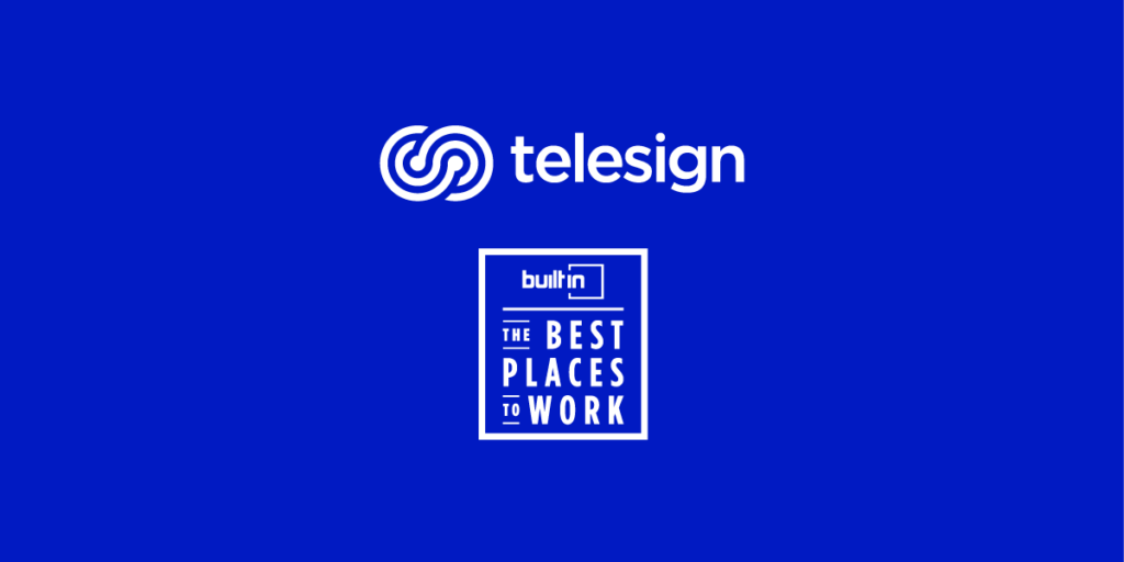 Built In Honors Telesign in Its 2023 Best Places To Work Awards - Telesign