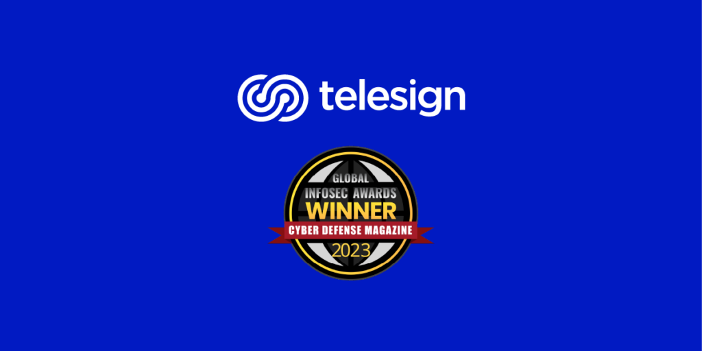 Telesign Named Winner of the Coveted Global InfoSec Awards During RSA Conference 2023 - Telesign