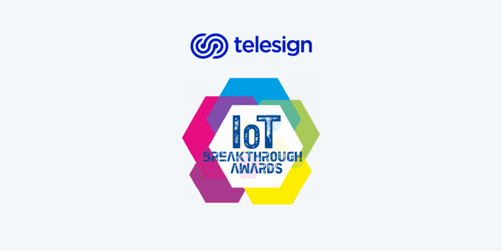 Telesign Named “IoT Security Company of the Year” in 8th Annual IoT ...