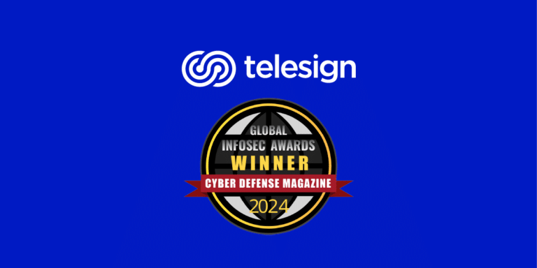 Telesign Named Winner Of The Global Infosec Awards During Rsa
